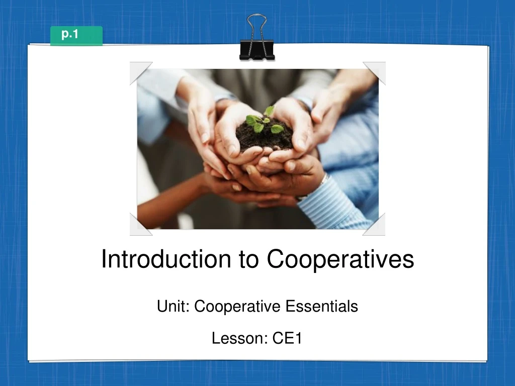 PPT - Introduction to Cooperatives PowerPoint Presentation, free ...