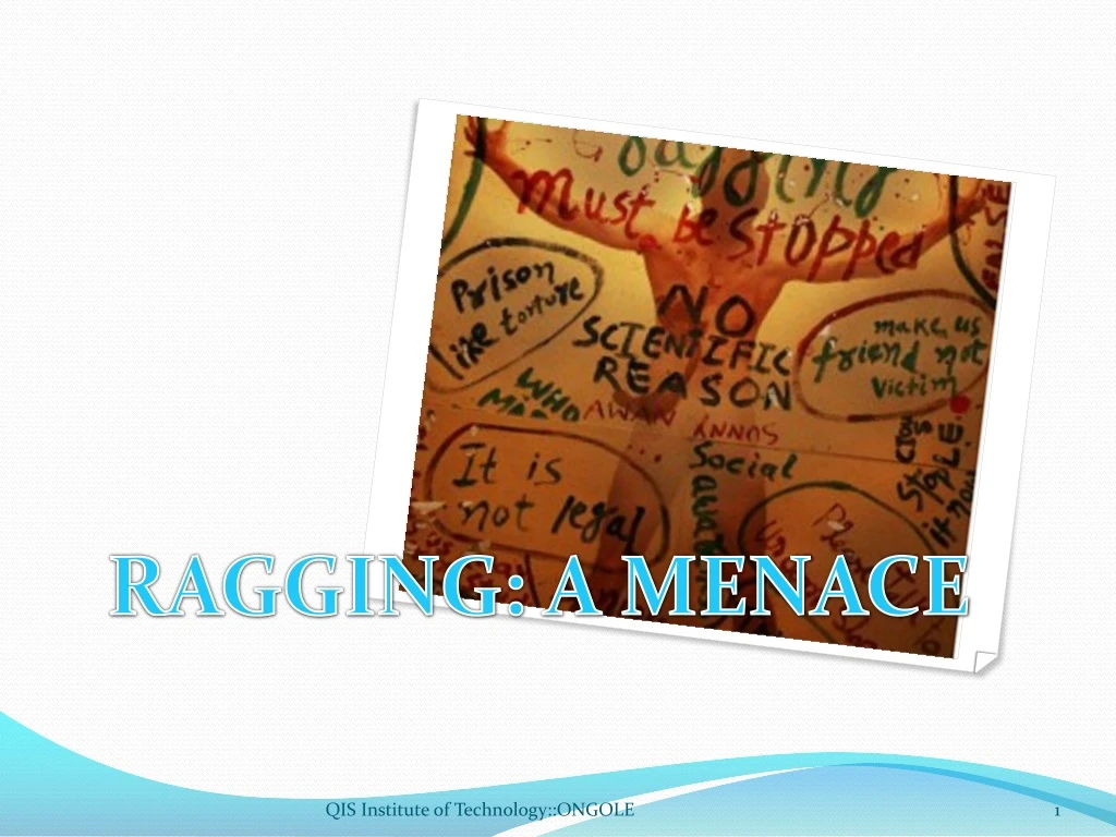 PPT - RAGGING: A MENACE PowerPoint Presentation, free download - ID:9073509