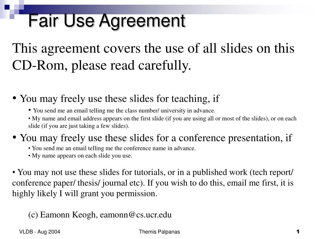 PPT - Fair Use Agreement PowerPoint Presentation, free download - ID ...