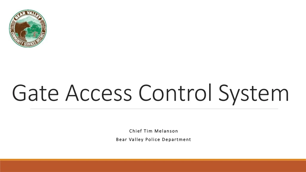 PPT - Gate Access Control System PowerPoint Presentation, free download ...