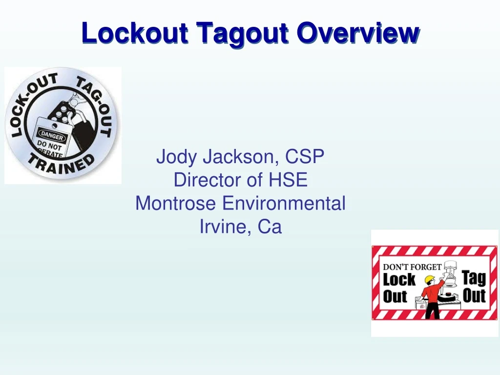 PPT - Lockout Tagout Overview PowerPoint Presentation, free download ...