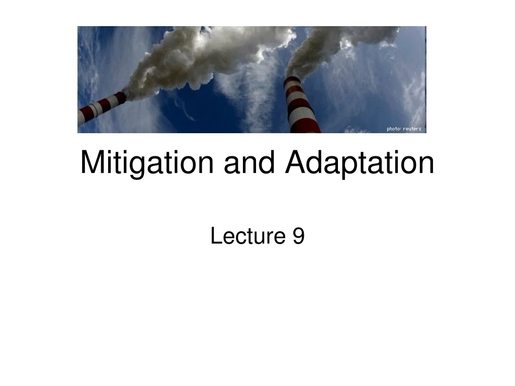 PPT - Mitigation and Adaptation PowerPoint Presentation, free download ...