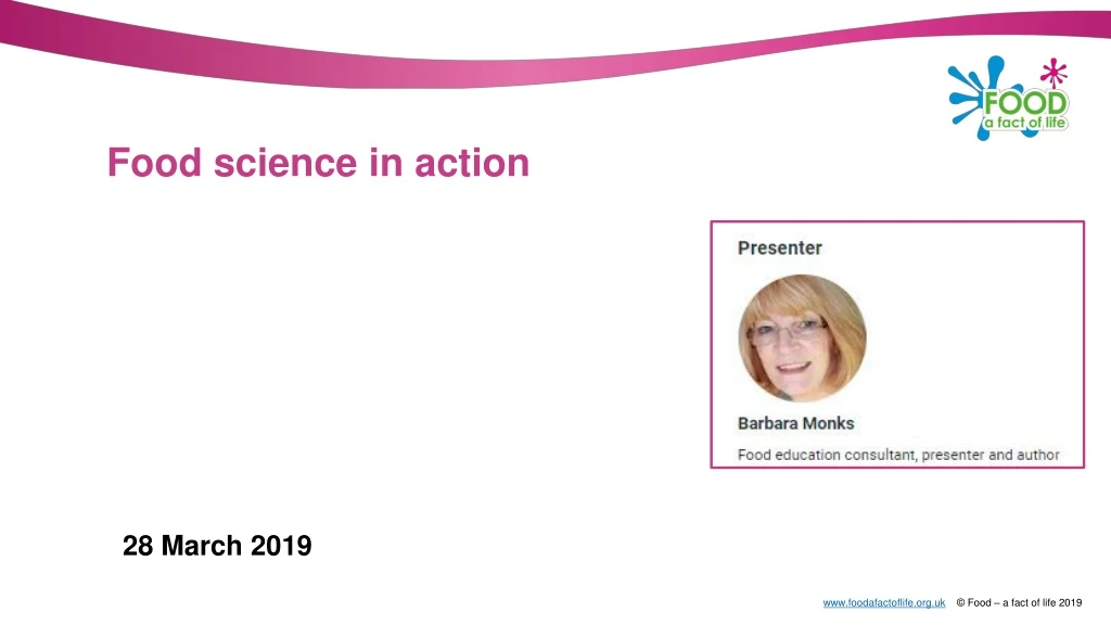 PPT - Food science in action PowerPoint Presentation, free download ...