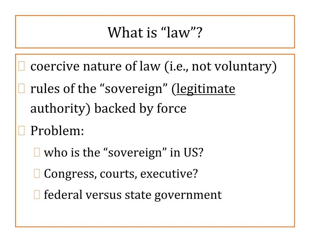 PPT - What is “law”? PowerPoint Presentation, free download - ID:9077489