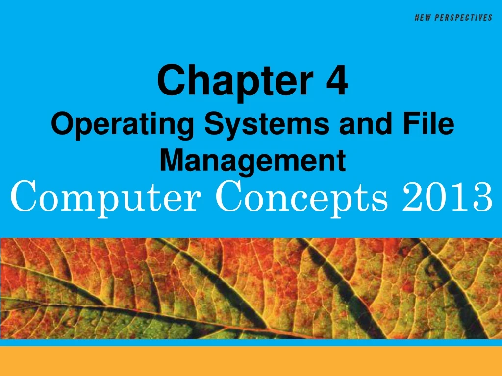 PPT - Chapter 4 Operating Systems and File Management PowerPoint ...