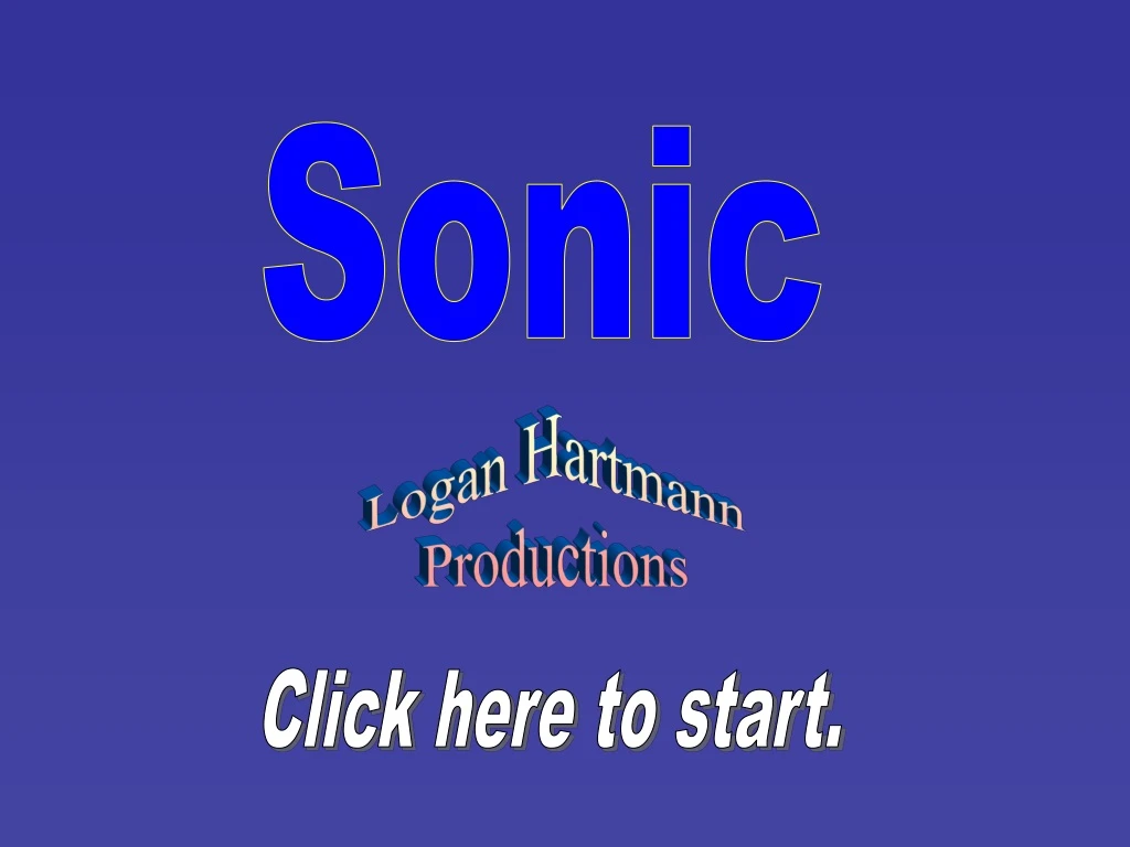 PPT - Sonic PowerPoint Presentation, free download - ID:9082800