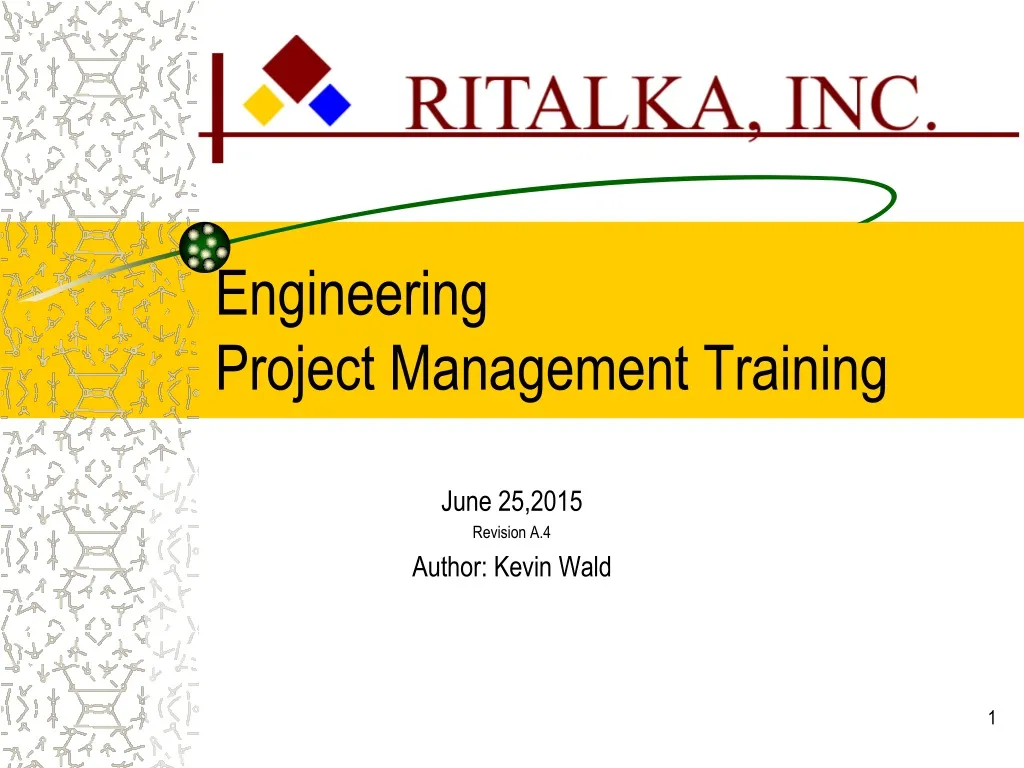 PPT - Engineering Project Management Training PowerPoint Presentation ...