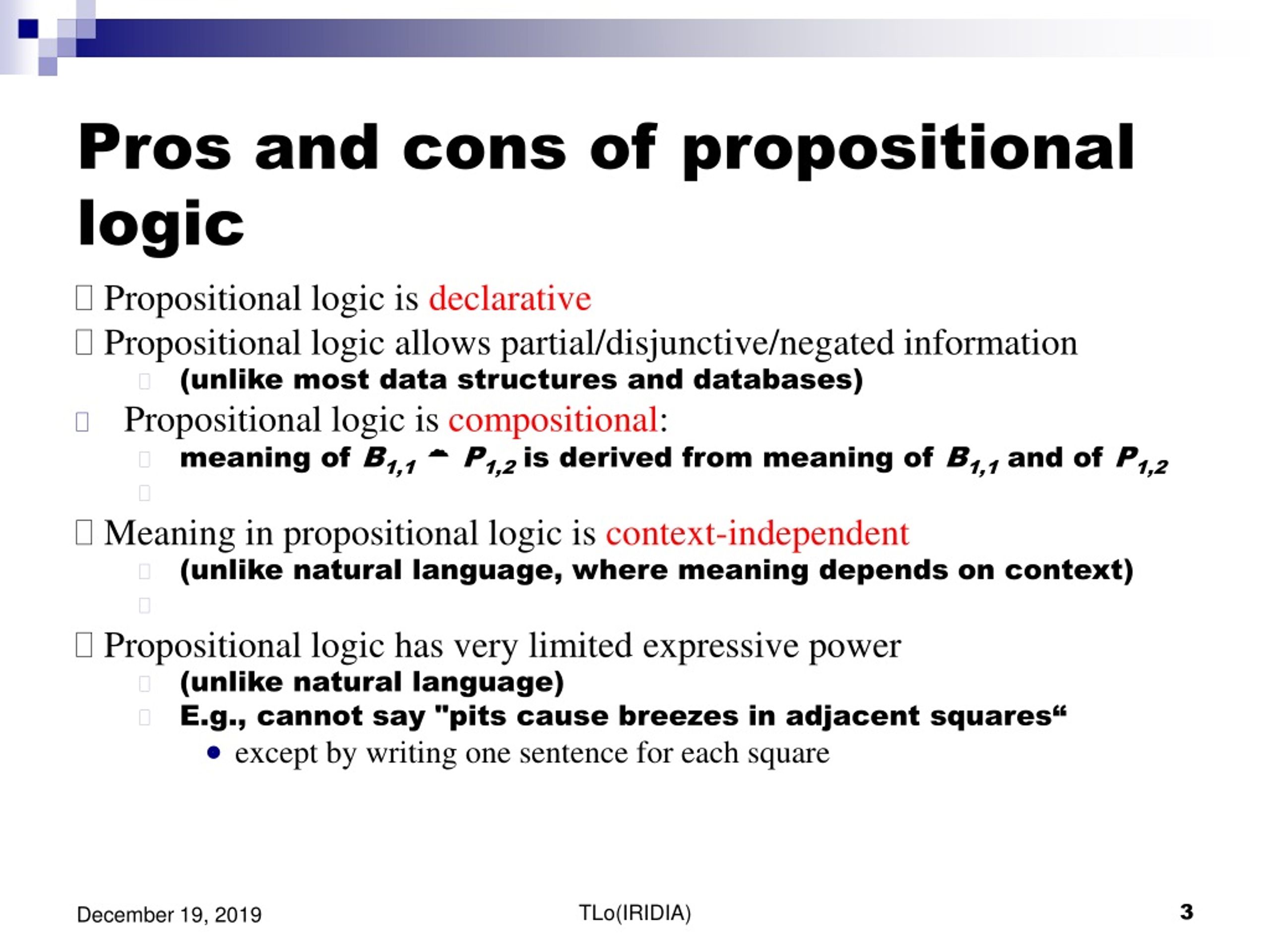 PPT Artificial Intelligence 1 First Order Logic PowerPoint 