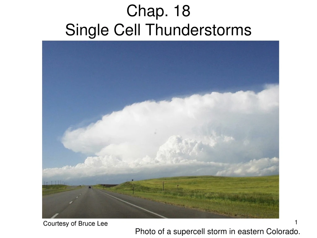 PPT - Chap. 18 Single Cell Thunderstorms PowerPoint Presentation, free ...