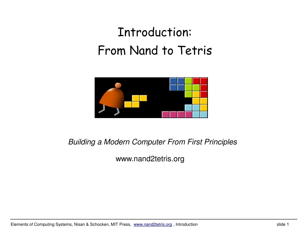 PPT - nand2tetris PowerPoint Presentation, free download - ID:9085142