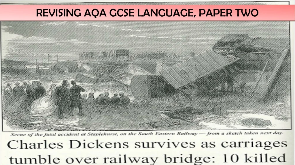 PPT - REVISING AQA GCSE LANGUAGE, PAPER TWO PowerPoint Presentation ...