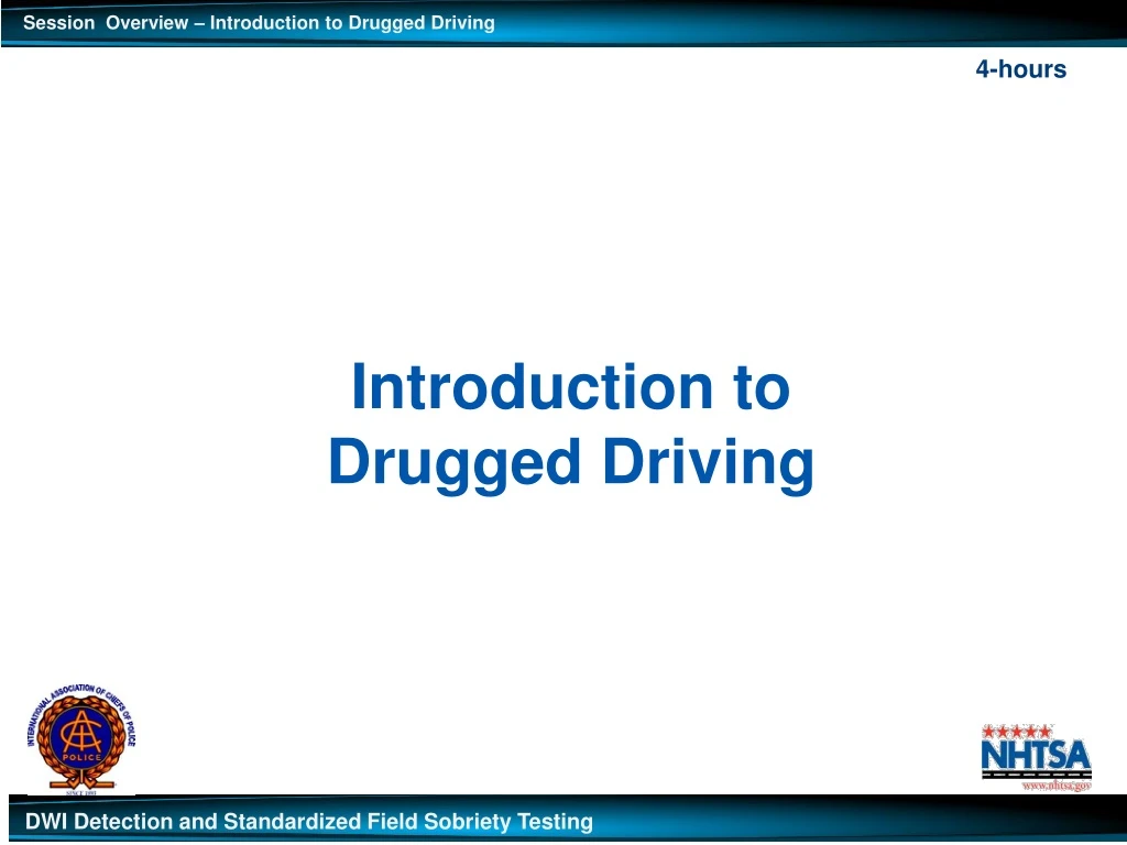 PPT - Introduction to Drugged Driving PowerPoint Presentation, free ...