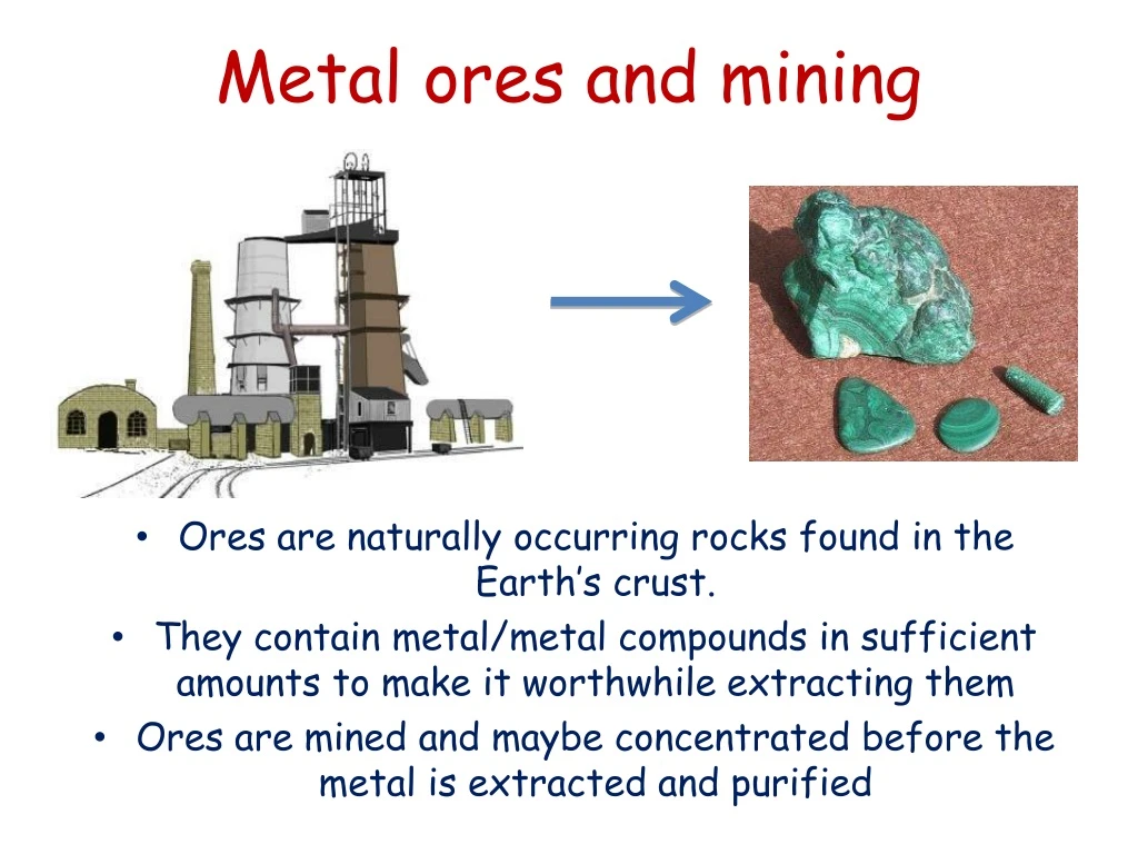 PPT - Metal ores and mining PowerPoint Presentation, free download - ID ...