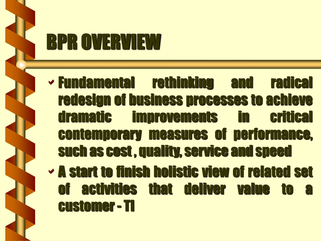 PPT - BPR OVERVIEW PowerPoint Presentation, free download - ID:9090144