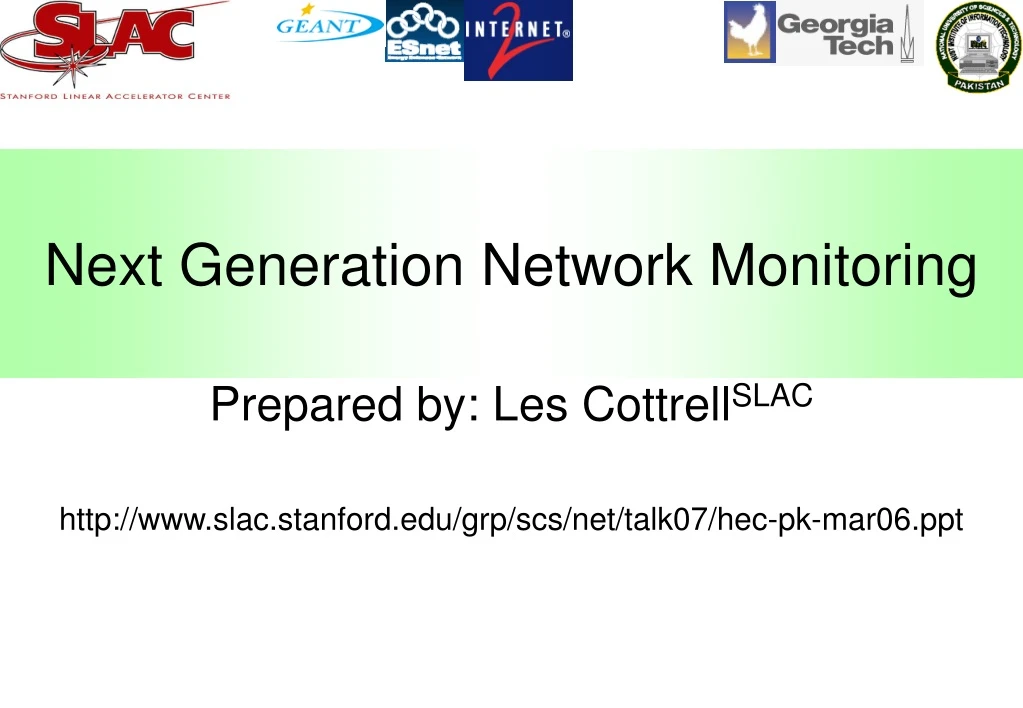 PPT - Next Generation Network Monitoring PowerPoint Presentation, free ...