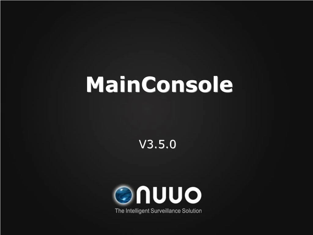 PPT - MainConsole PowerPoint Presentation, free download - ID:9092292