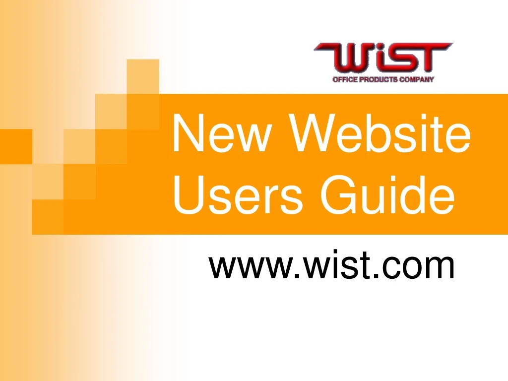PPT - New Website Users Guide PowerPoint Presentation, free download ...