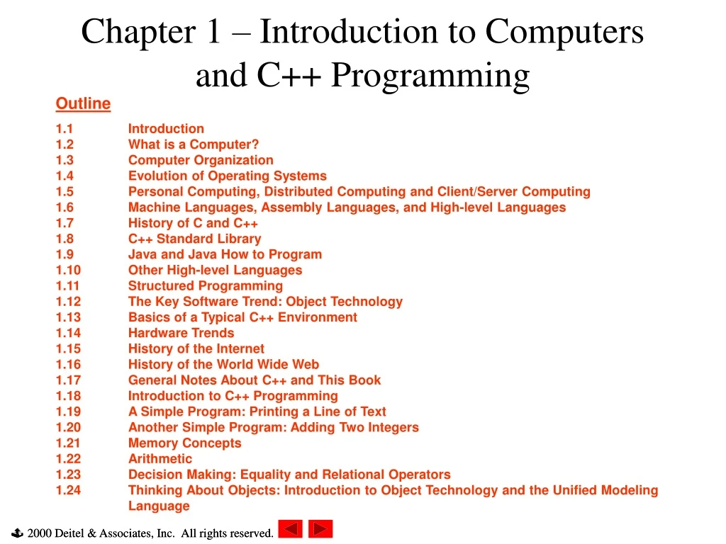 PPT - Chapter 1 – Introduction to Computers and C++ Programming ...