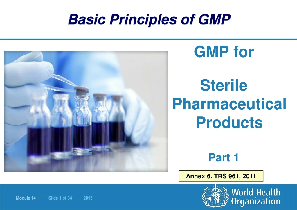 PPT - Basic Principles of GMP PowerPoint Presentation, free download ...