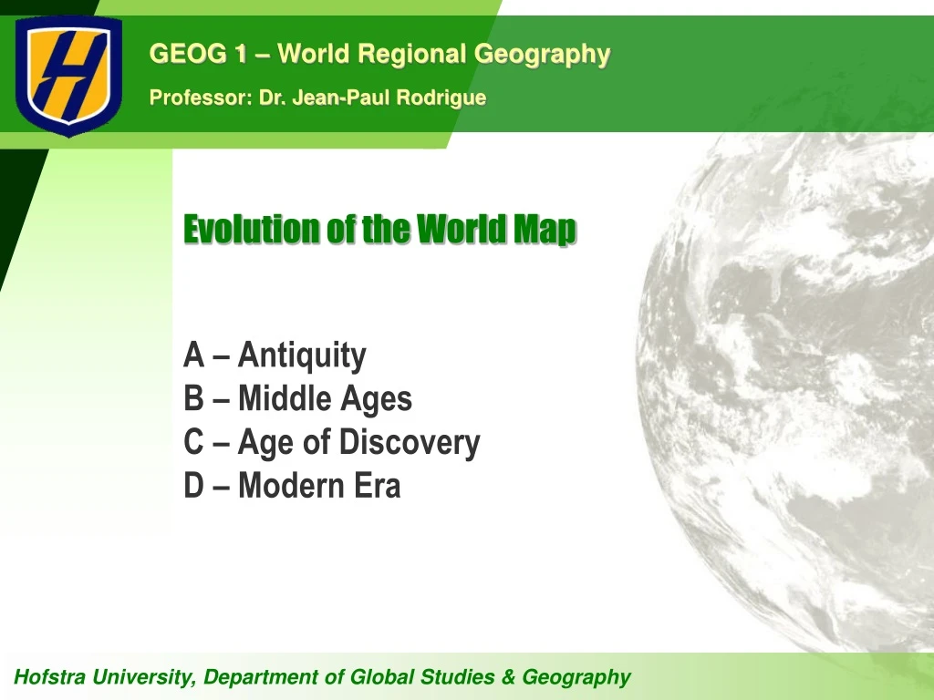 PPT - Evolution of the World Map PowerPoint Presentation, free download ...
