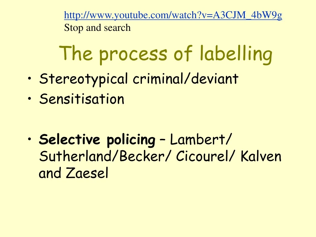 PPT - The process of labelling PowerPoint Presentation, free download ...