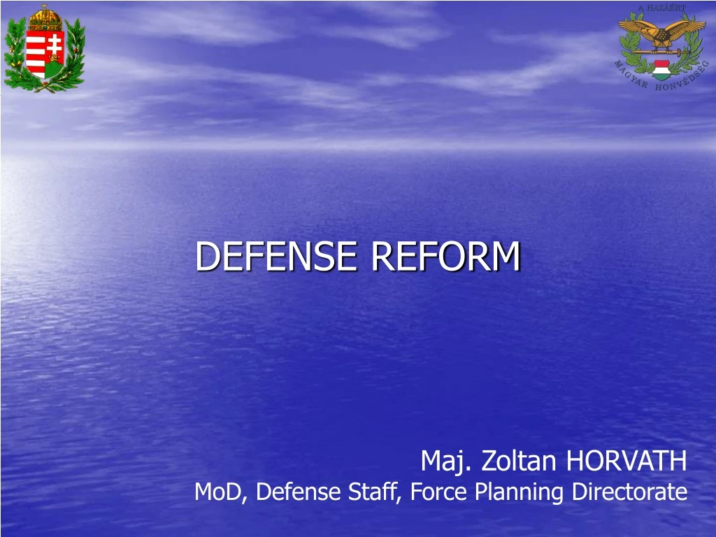 PPT - DEFENSE REFORM PowerPoint Presentation, free download - ID:9096224