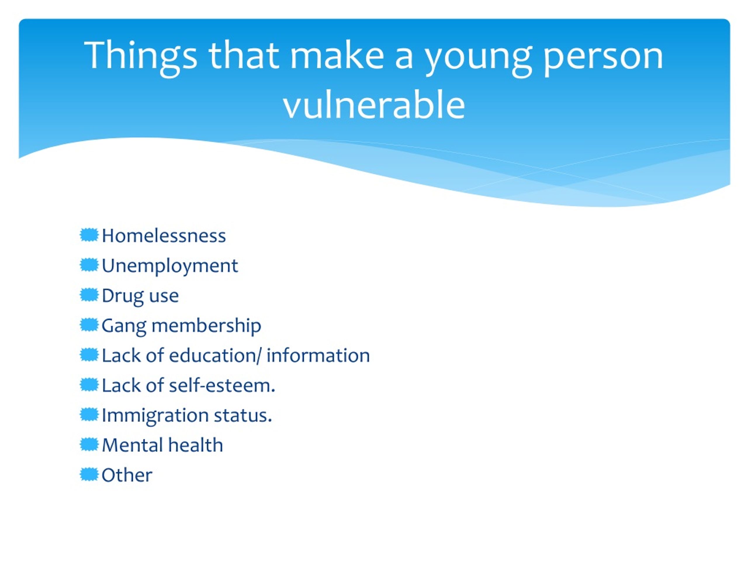 PPT - “Young People and Sexual Health: vulnerable groups.” PowerPoint ...