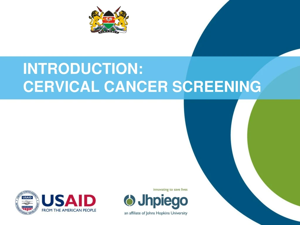 PPT - INTRODUCTION: CERVICAL CANCER SCREENING PowerPoint Presentation ...