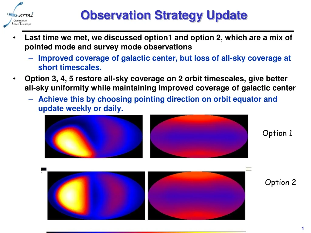 PPT - Observation Strategy Update PowerPoint Presentation, free ...