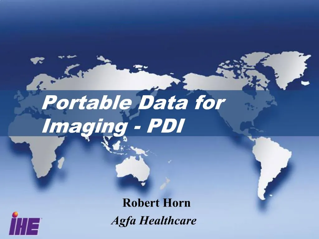 PPT - Portable Data for Imaging - PDI PowerPoint Presentation, free download - ID:911037