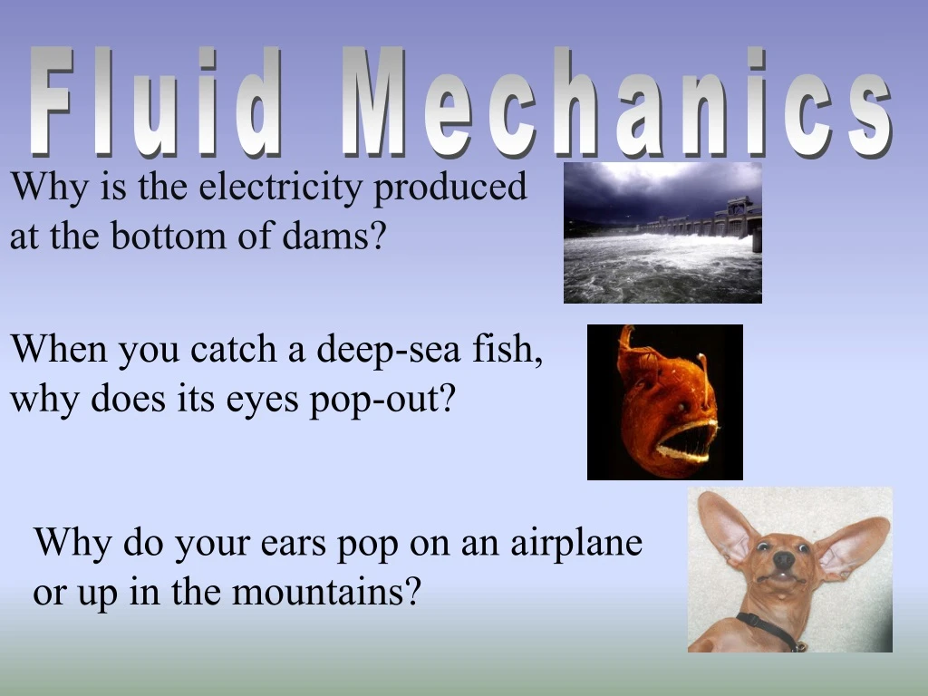 PPT - Fluid Mechanics PowerPoint Presentation, free download - ID:9110974
