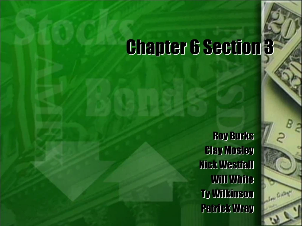 PPT - Chapter 6 Section 3 PowerPoint Presentation, free download - ID:9111979