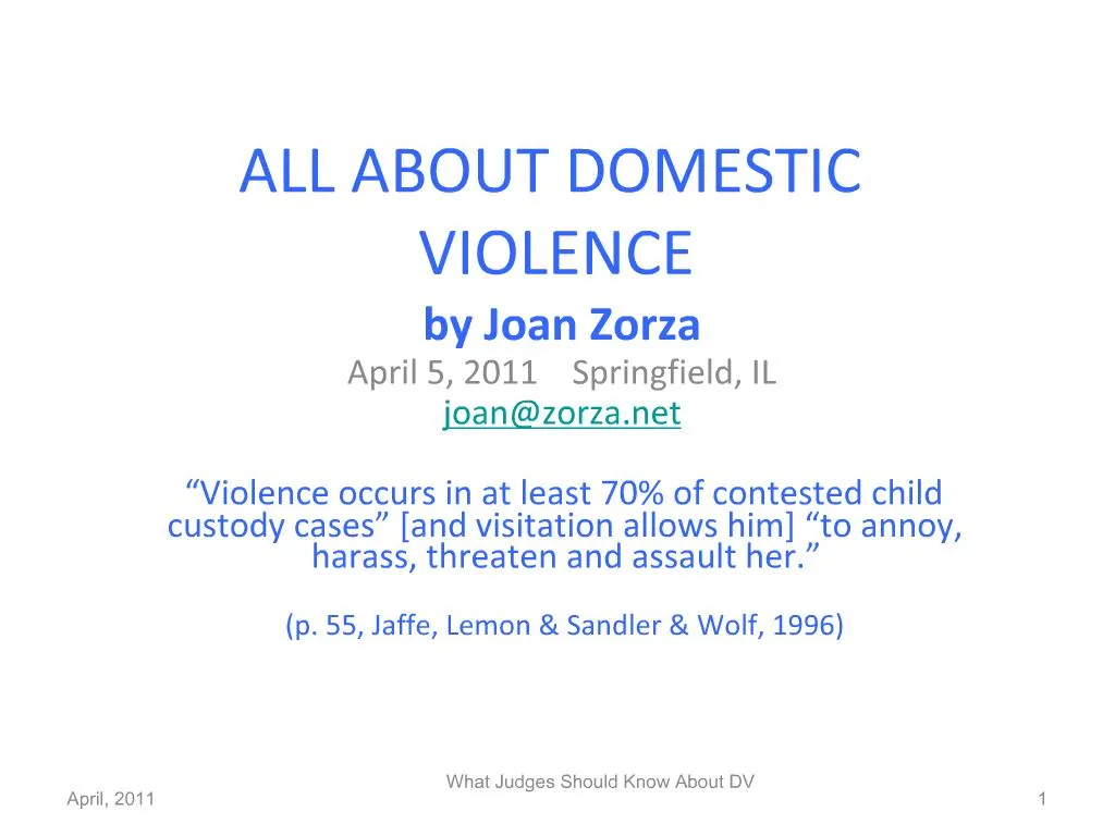 PPT - ALL ABOUT DOMESTIC VIOLENCE PowerPoint Presentation, free ...