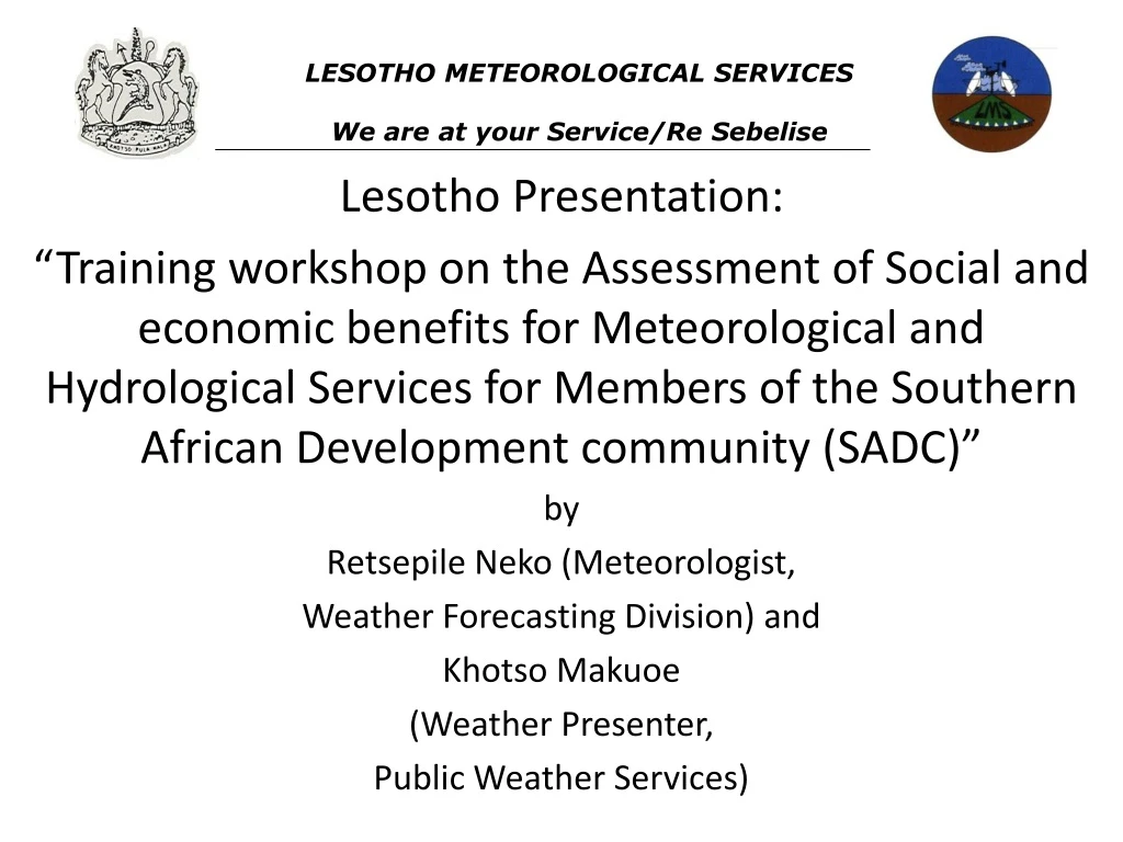 PPT - Lesotho Presentation: PowerPoint Presentation, free download - ID ...