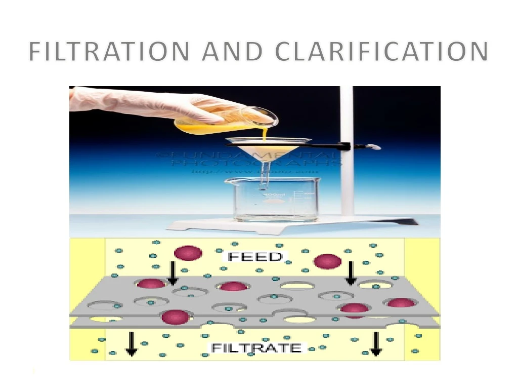 PPT - FILTRATION AND CLARIFICATION PowerPoint Presentation, free ...