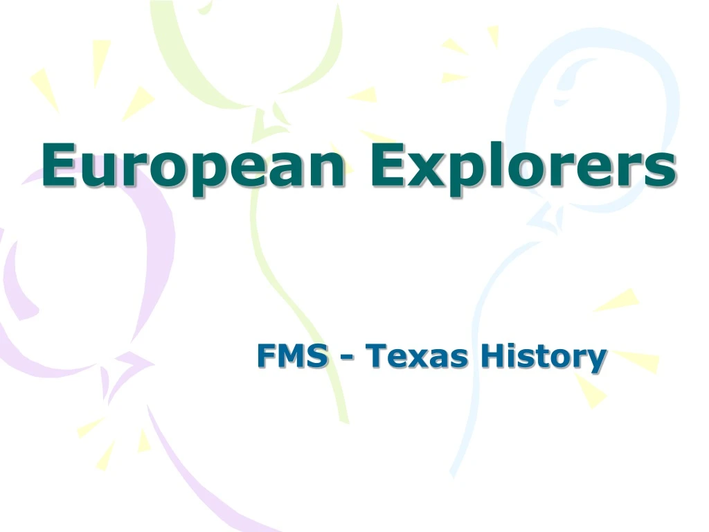 Ppt European Explorers Powerpoint Presentation Free Download Id