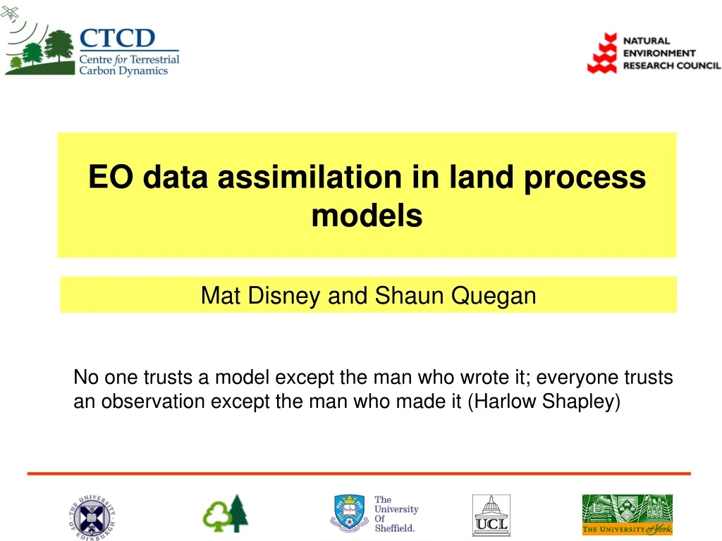 PPT - Mat Disney and Shaun Quegan PowerPoint Presentation, free ...
