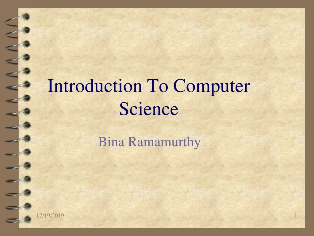 PPT - Introduction To Computer Science PowerPoint Presentation, free ...