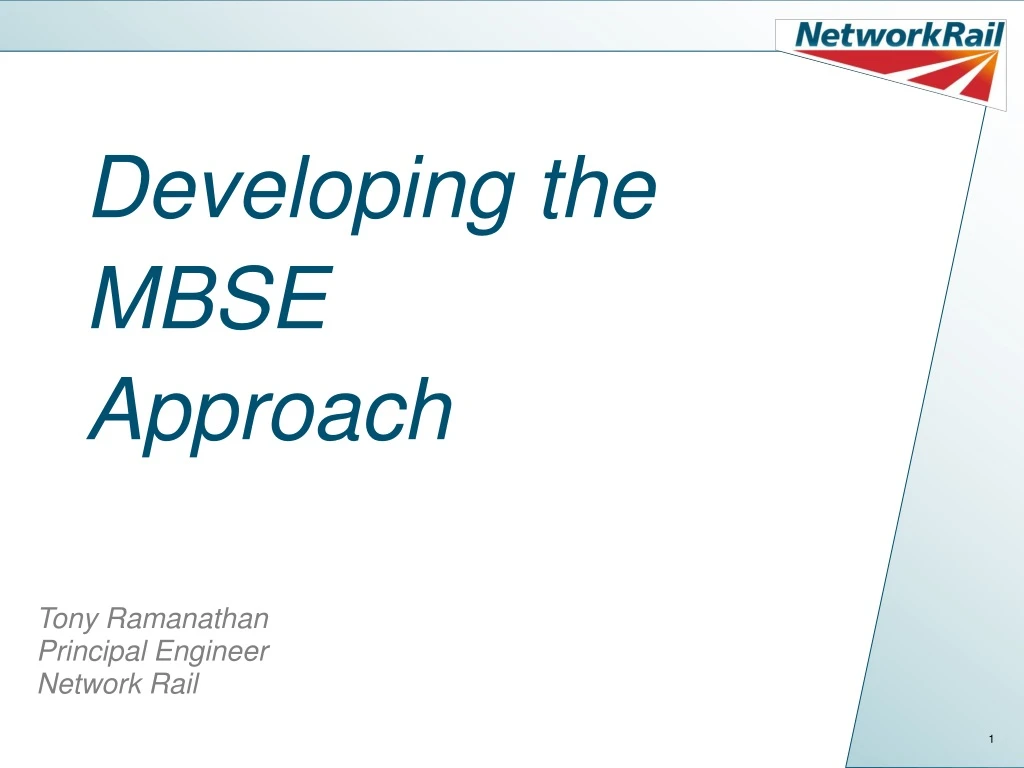 PPT - Developing the MBSE Approach PowerPoint Presentation, free ...