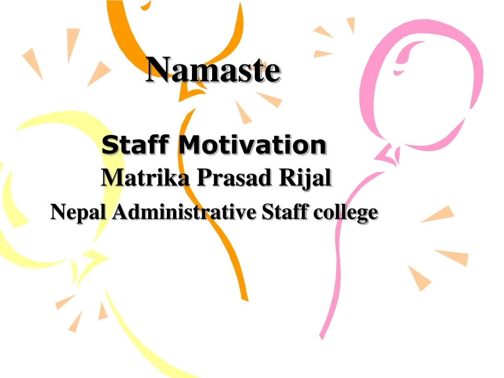 PPT - Namaste PowerPoint Presentation, free download - ID:9118166