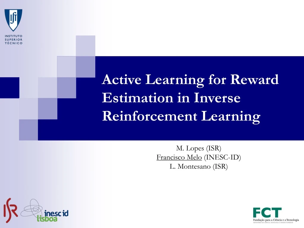 Ppt Active Learning For Reward Estimation In Inverse Reinforcement Learning Powerpoint