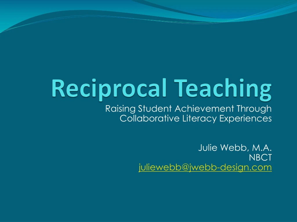 PPT - Reciprocal Teaching PowerPoint Presentation, free download - ID ...
