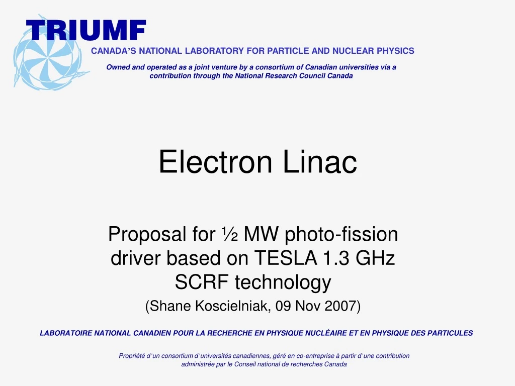 PPT - Electron Linac PowerPoint Presentation, free download - ID:9118821