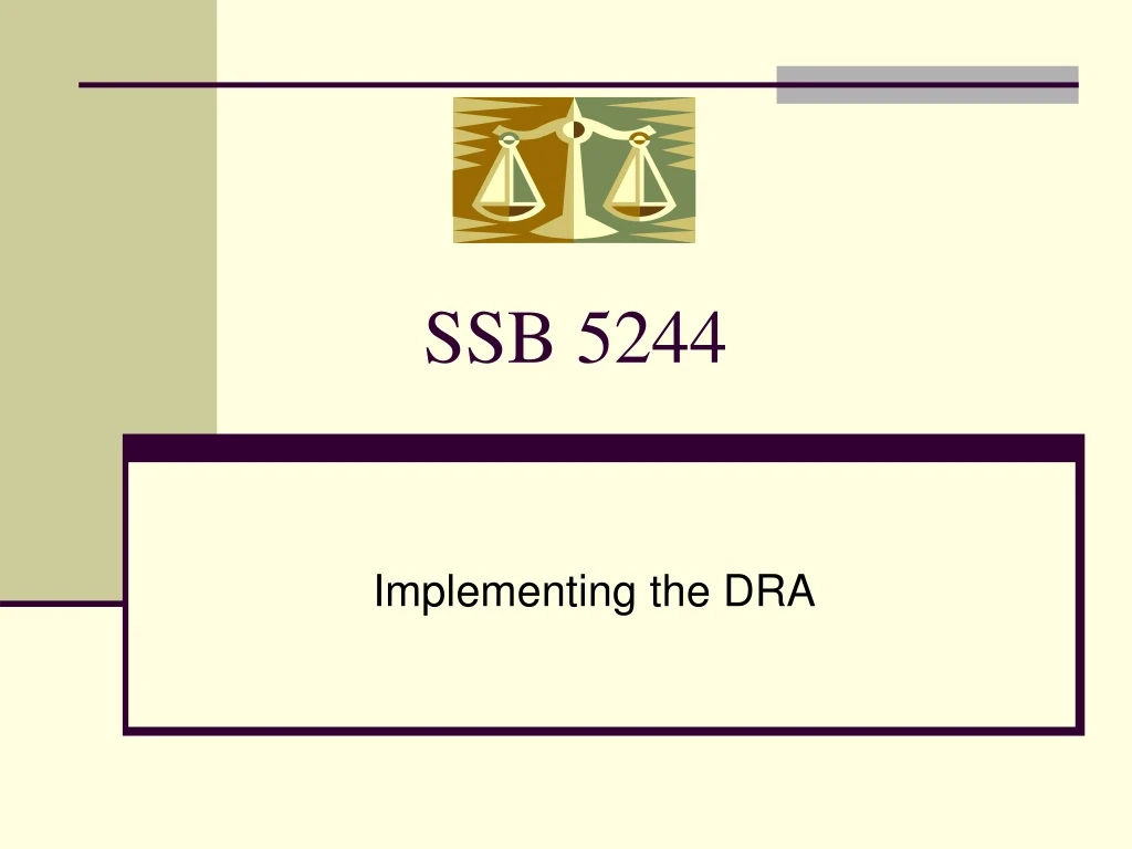 PPT - SSB 5244 PowerPoint Presentation, free download - ID:9120642