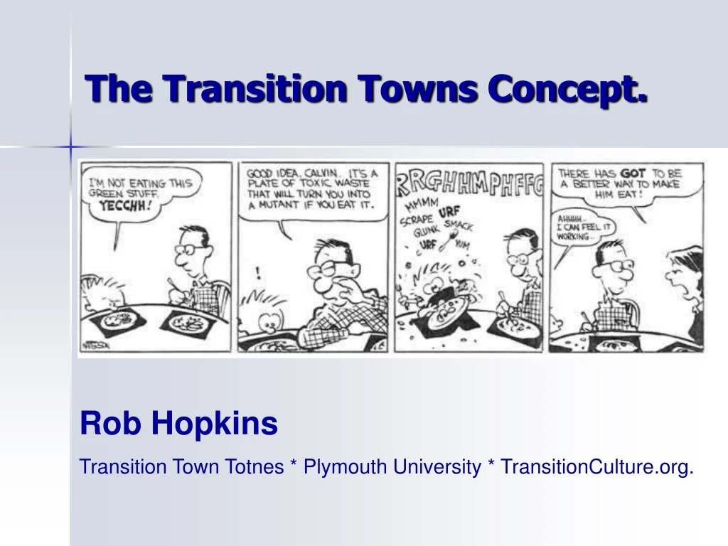 PPT - The Transition Towns Concept. PowerPoint Presentation, free ...