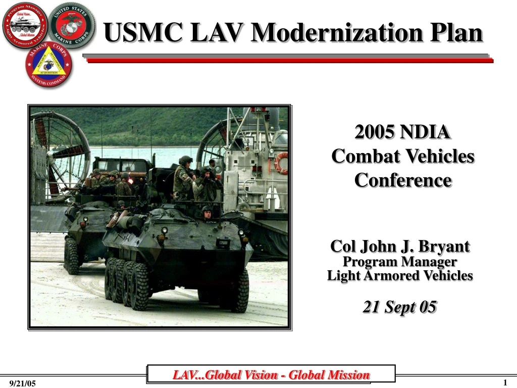 PPT - USMC LAV Modernization Plan PowerPoint Presentation, free ...