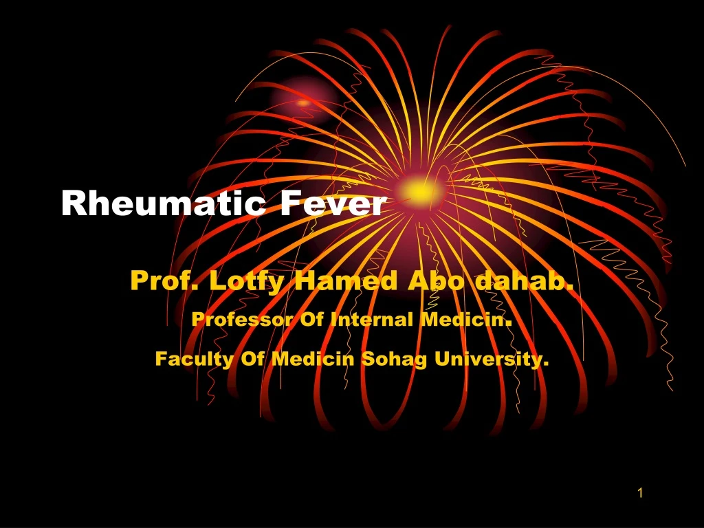 PPT - Rheumatic Fever PowerPoint Presentation, free download - ID:9123329