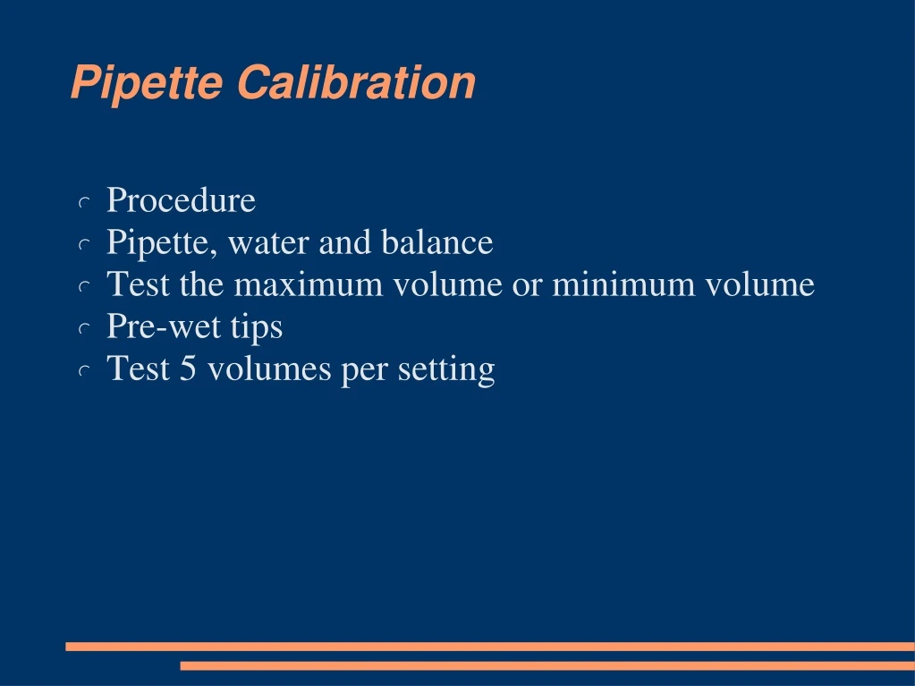 PPT - Pipette Calibration PowerPoint Presentation, free download - ID ...