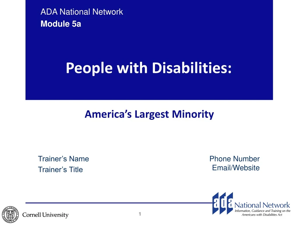 PPT - People with Disabilities: PowerPoint Presentation, free download ...