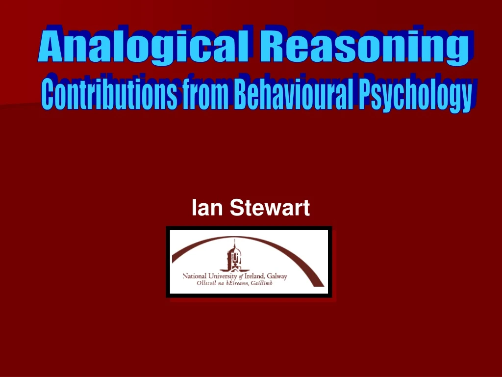 Analogical Reasoning